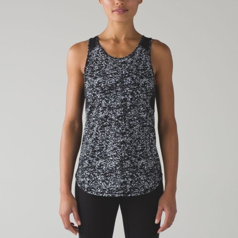 Lululemon Black Wave Sculpt Tank Ii - Gem